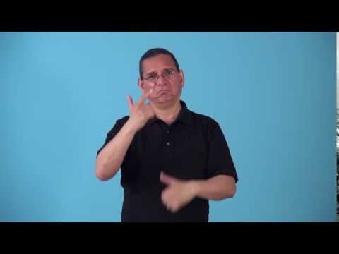 American Sign Language ASL Video Dictionary - space