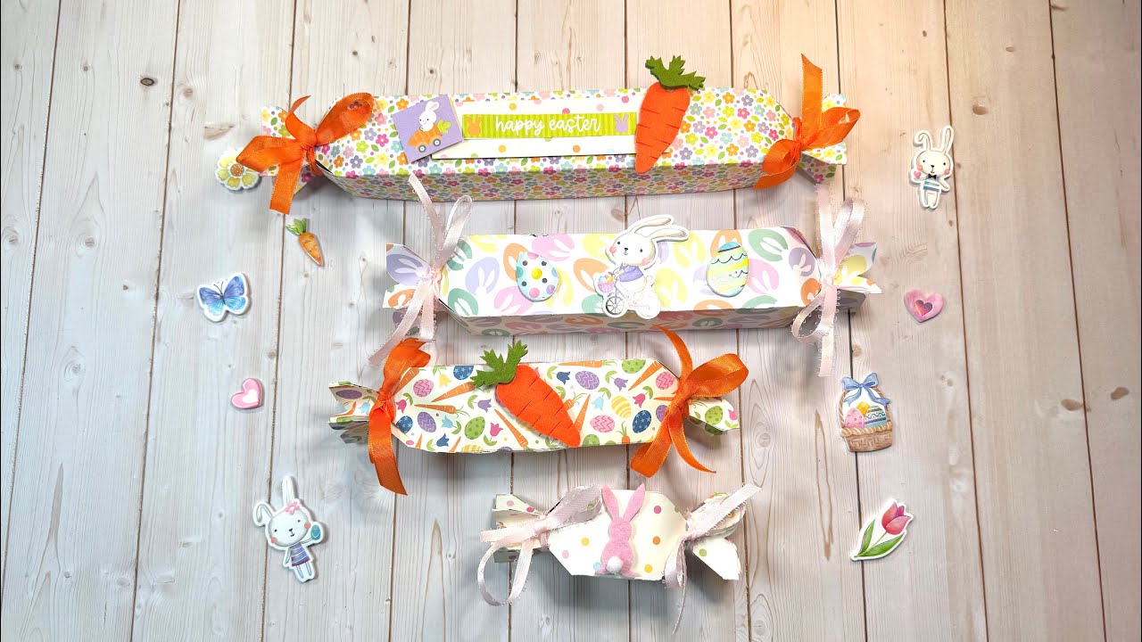 Candy Box Tutorial! Come see how to make these EASY candy shaped gift boxes!  So cute and so fun! 