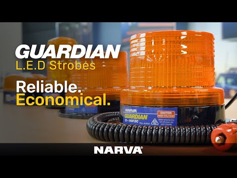 Narva Guardian LED Quad Flash Strobe/Beacon Amber 1280V Permanent ...