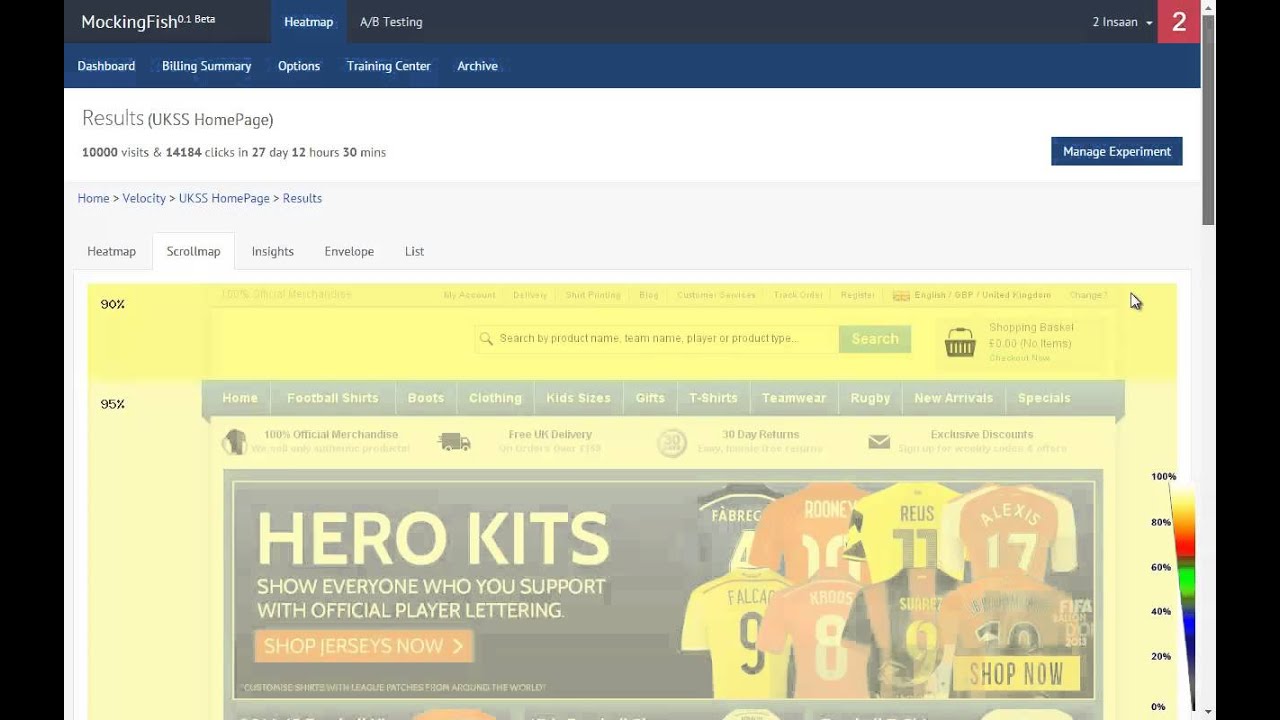 Mockingfish Scrollmap Report