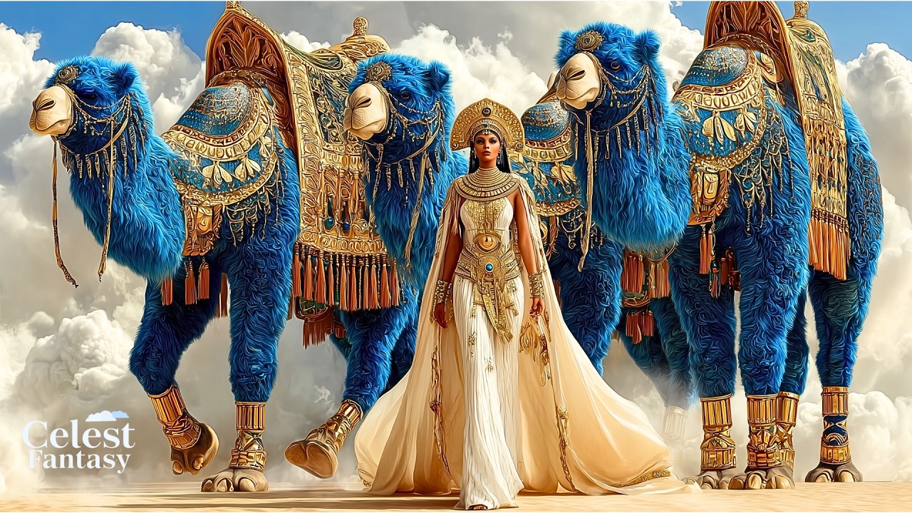 Floating Oasis Odyssey | Ancient Egypt Infinite Inspiration Music & Fantasy Art