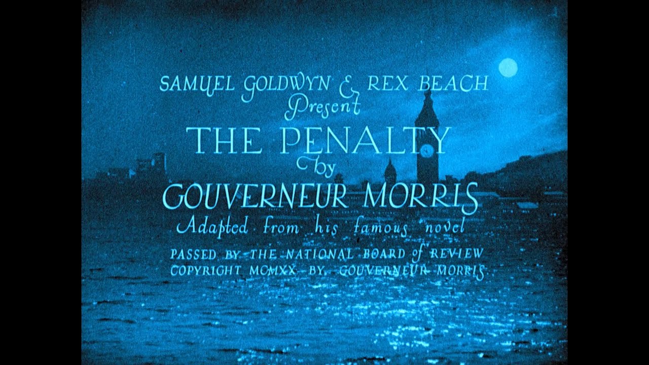 The Penalty (Worsley, 1920) — High Quality 1080p