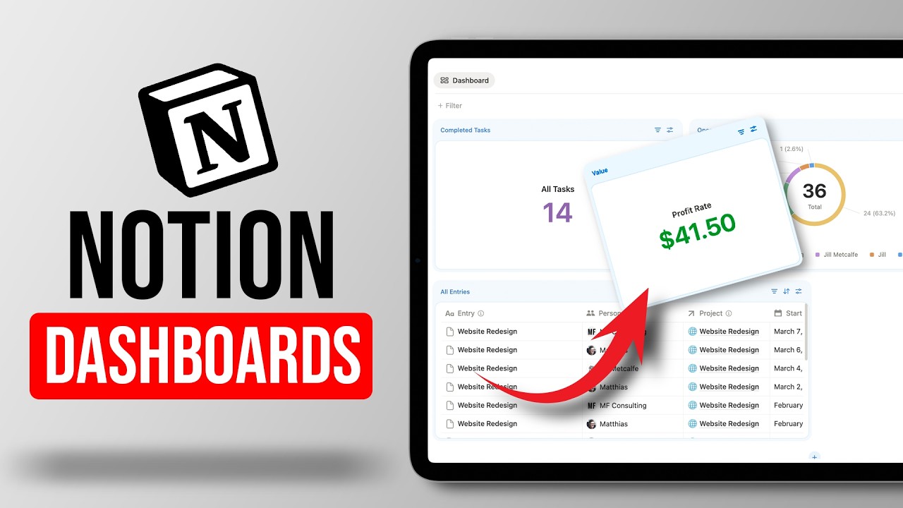 Biggest Notion UI Update Ever? Dashboards Are Here!