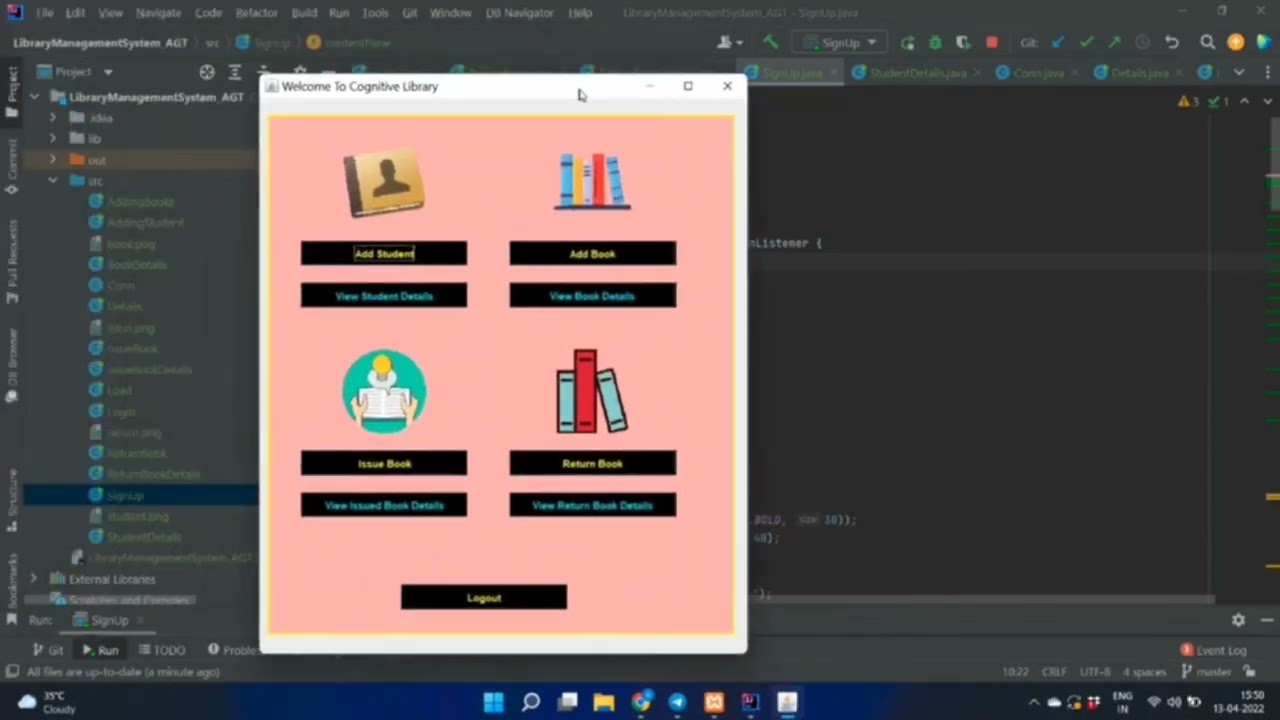 Library Management System| Core Java+MySQL| TCR INNOVATION
