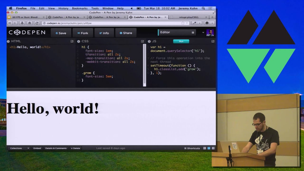 MountainWest JavaScript 2014 - 60 FPS or Bust: Bleeding Edge Web Animation