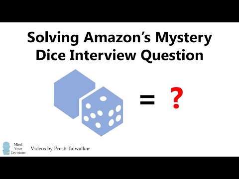 Amazon Uses This Tricky Dice Brainteaser in Job Interviews