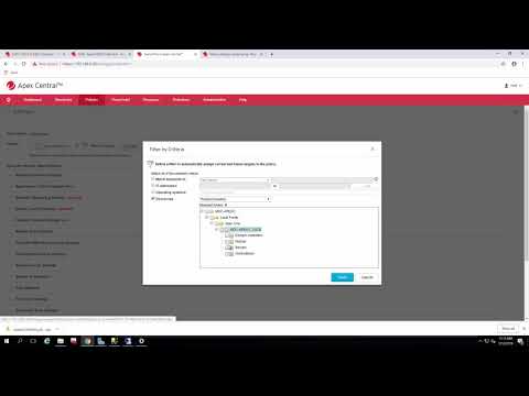 Apex Central Policy Import