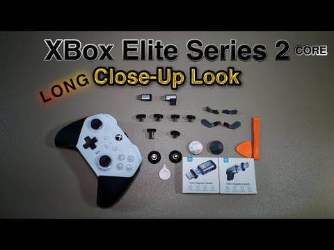 XBox Elite Series 2 Core Controller with Accessories (Long Close-up Look)