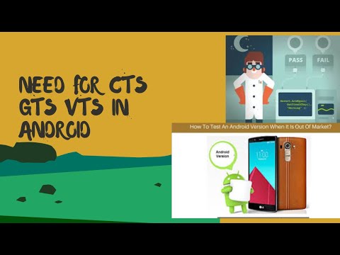 Need for CTS GTS VTS Test cases