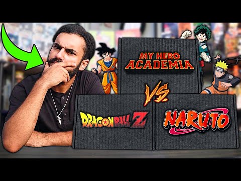 I Bought THREE ANIME MYSTERY BOXES TO SEE WHICH ONES THE BEST!! *NARUTO VS DRAGON BALL VS MHA*
