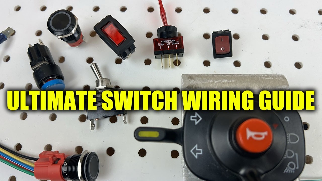 EVERY SWITCH WIRED!  Learn All The Steps To Wire It Safely!