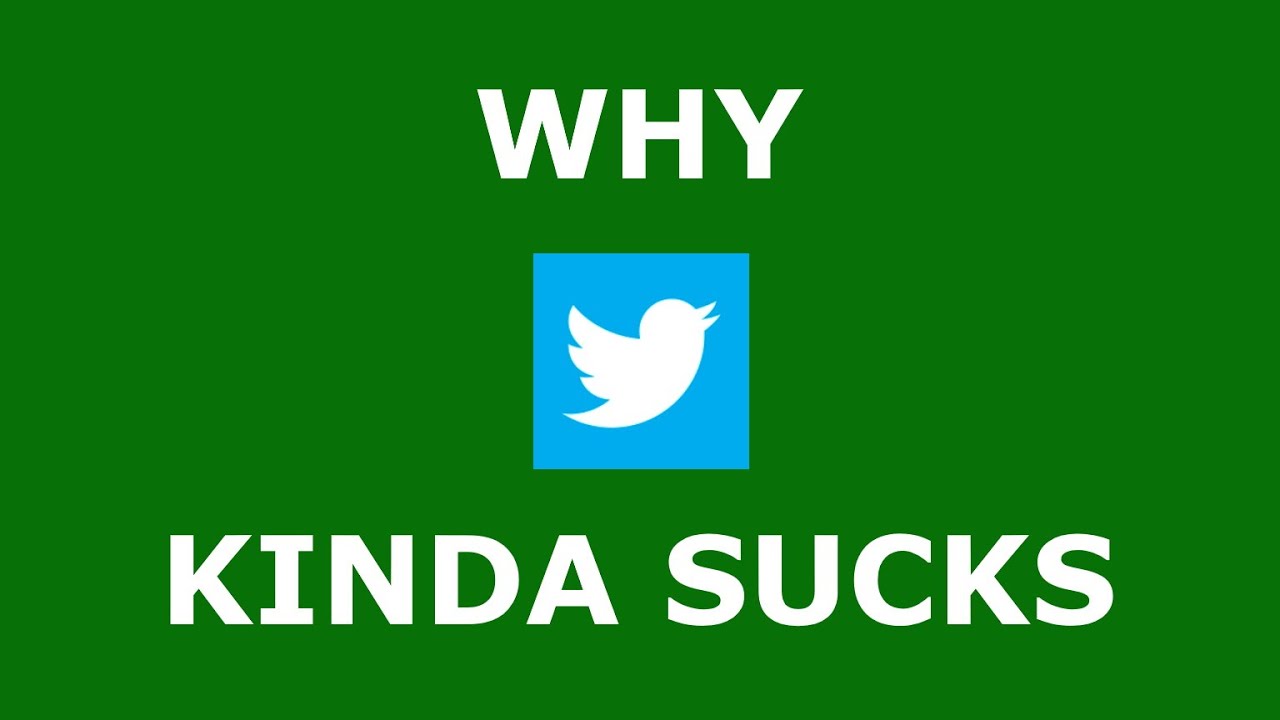 Why Twitter Kinda Sucks