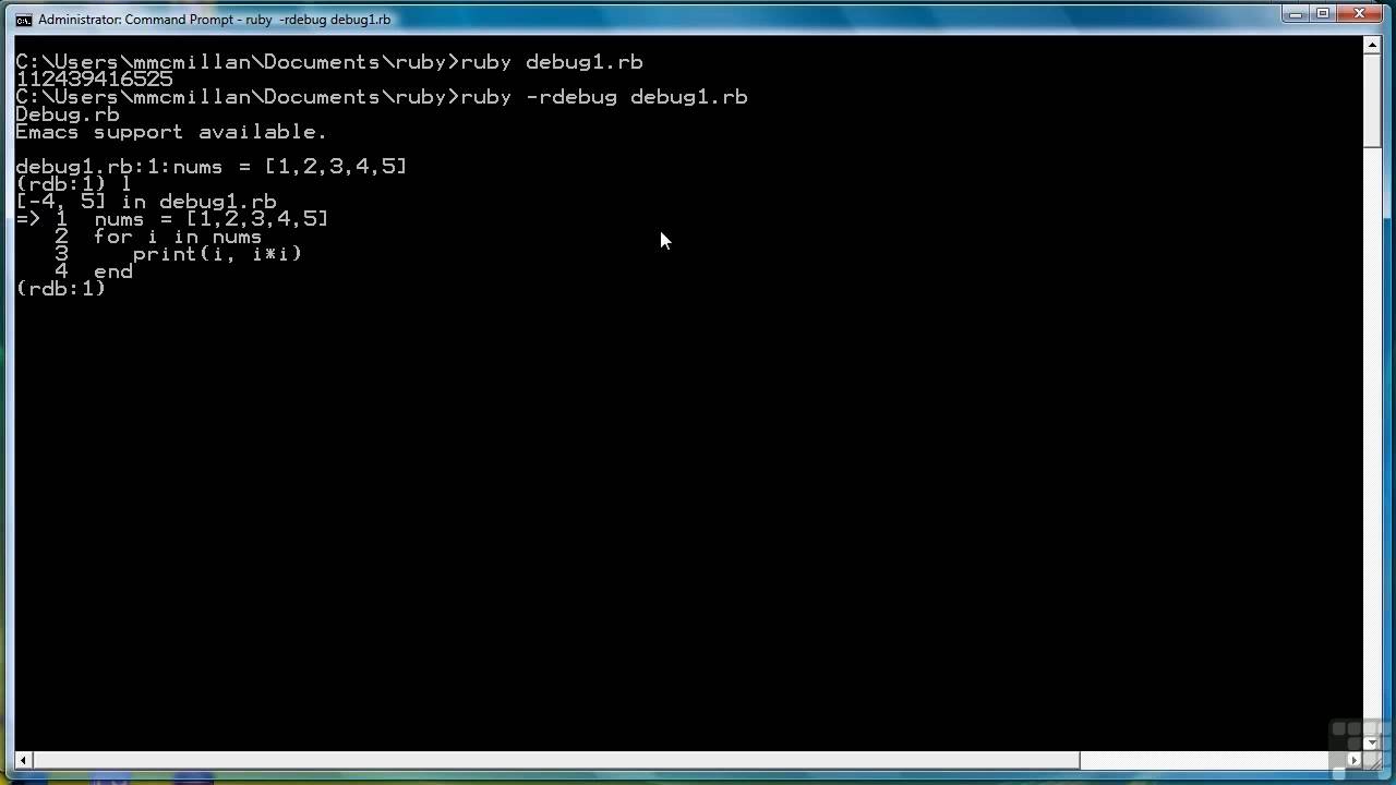 Ruby Programming Tutorial | The Ruby Debugger - Part 1