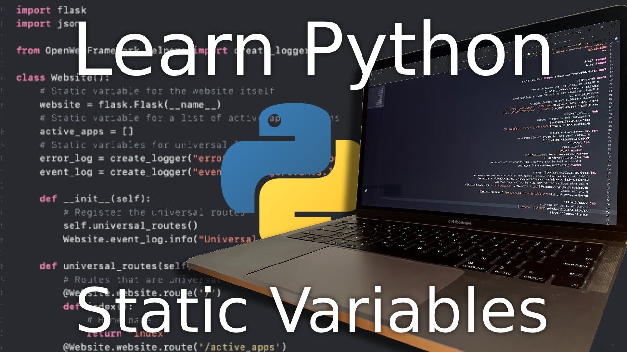 Python Tutorial for Beginners: How to Create Static and Class Variables