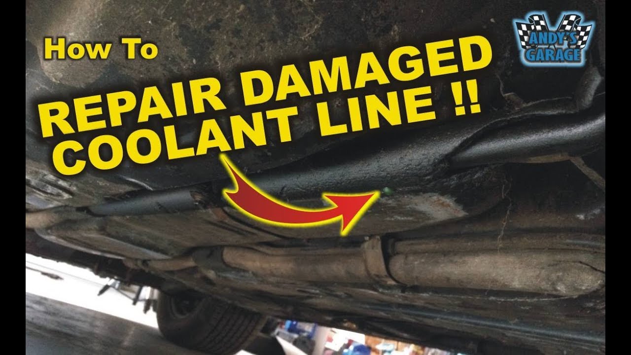 How To Repair Damaged Coolant Line (Andy’s Garage: Episode - 57)