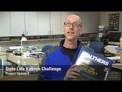 Model Railroader Video Plus State Line kitbash challenge Update