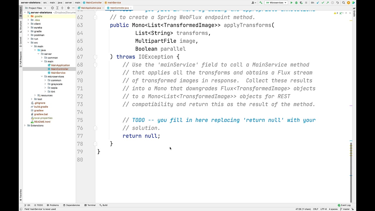 Walkthrough of Assignment 4b (part 1)