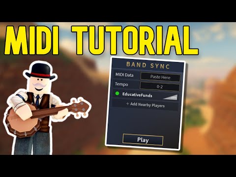 How to play music using MIDI's - Roblox Wild West [OUTDATED]