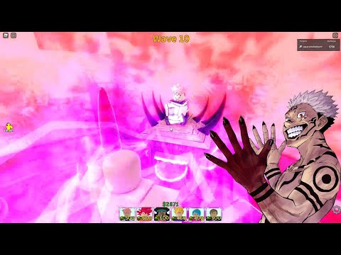 6 Star Sukuna Showcase on All Star Tower Defense [CODE]