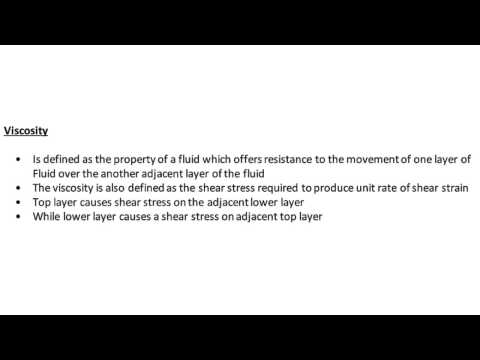 What is Viscosity in Fluid Mechanics