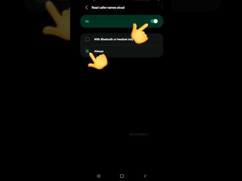 How to Enable Read caller names aloud on New Samsung phones🤔😱#Samsung phone secret#tech