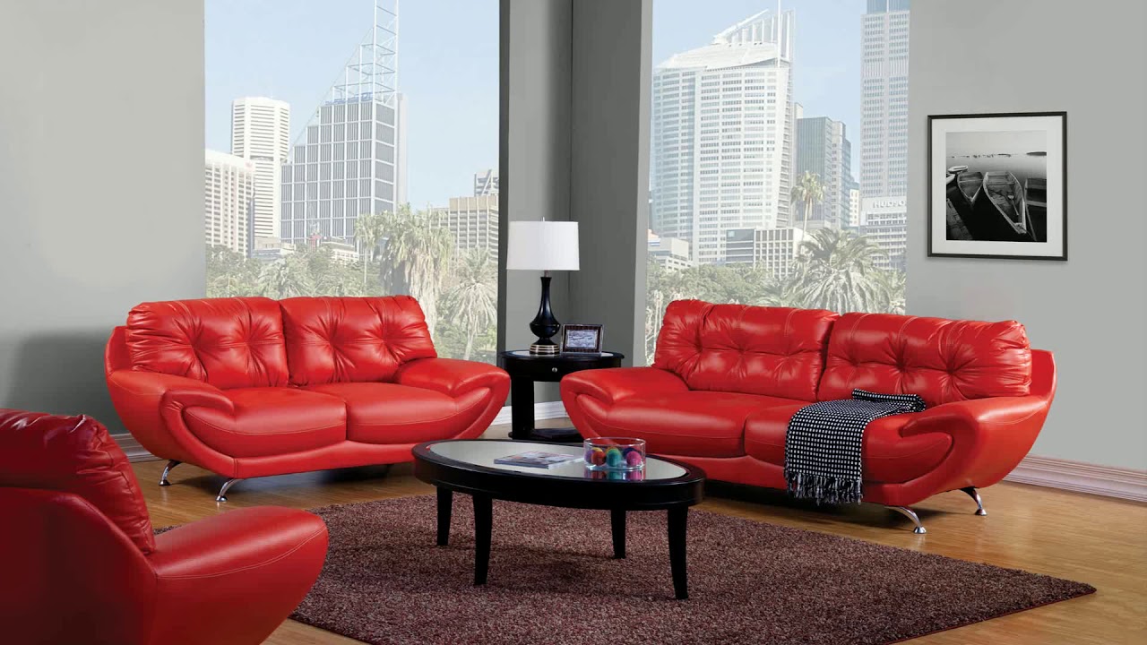 Living Room Ideas With Red Leather Sofa