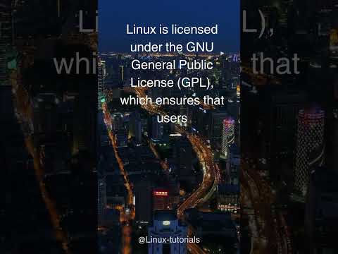 #Linux OS is licensed under the GNU General Public License (GPL) - interesting facts