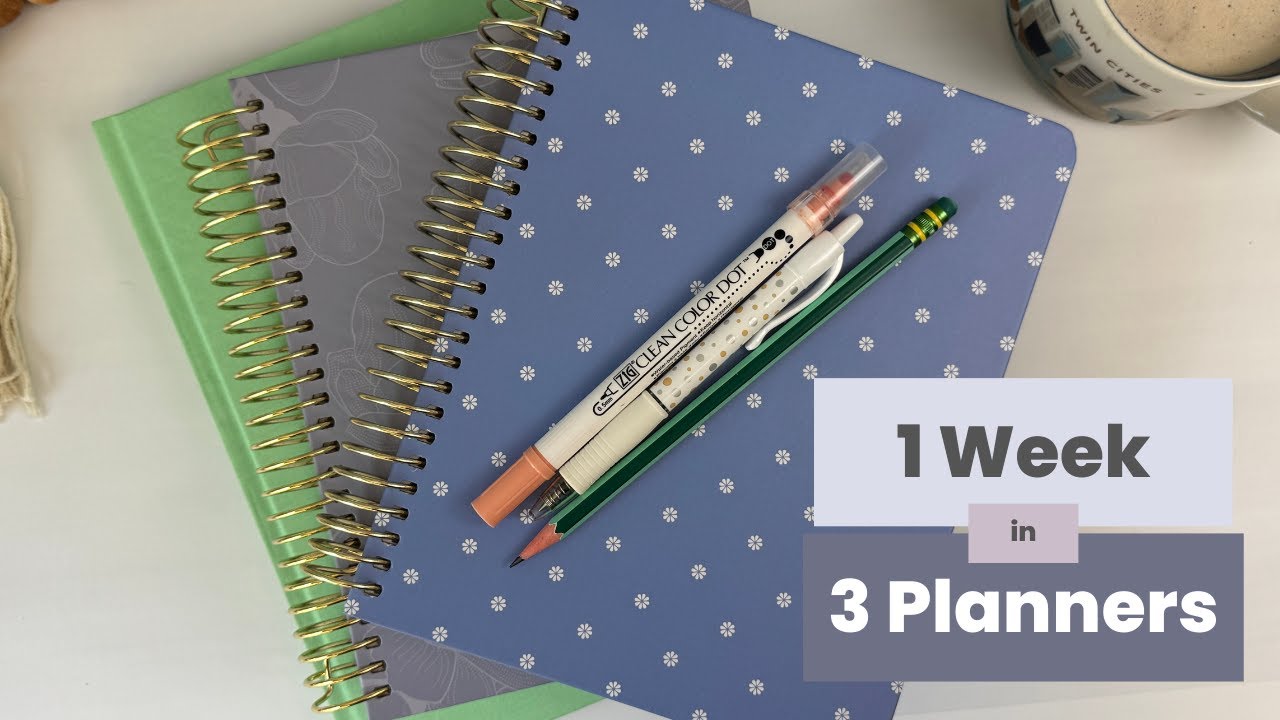 One week in 3 different planners | plan with me