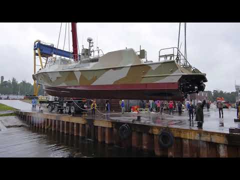 JSC Shipyard Launched First Project 03160 Raptor HighSpeed PatrolBoat ...