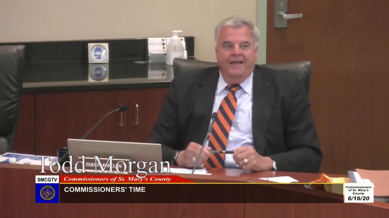 6/16/20 Commissioners' Time - Morgan