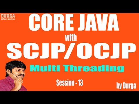 Core Java with OCJP/SCJP: Multi Threading Part-13 || Daemon Threads