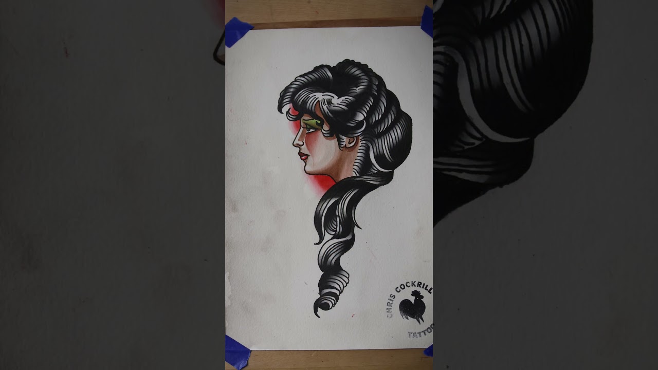 Hidden in plain sight, traditional tattoo flash #tattoo #tattooflash