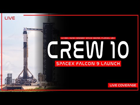 LIFTOFF! NASA SpaceX Crew 10 Launch to ISS