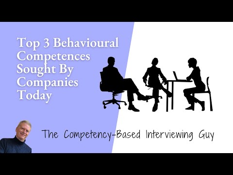 What are the top 3 behavioural competencies sought by companies?
