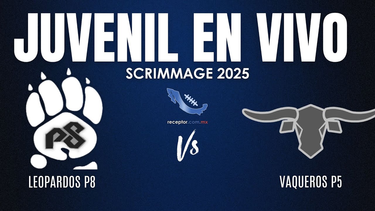 Leopardos Prepa 8 vs Vaqueros Prepa 5 | SCRIMMAGE JUVENIL EN VIVO | Otoño 2025
