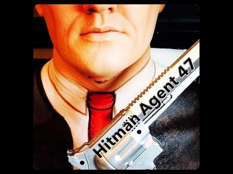 Halloween Hitman Agent 47 makeup tutorial