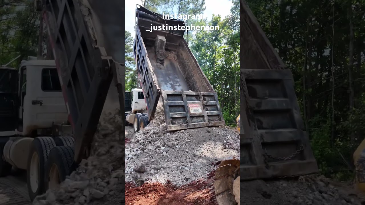 Getting 610 Limestone delivered to the Tanacrest development for roadway. July 7th 2025.