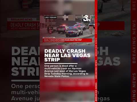 1 person killed in multi-vehicle crash near Las Vegas Strip