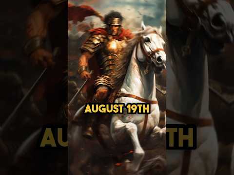 AUGUST 19! What happened TODAY in HISTORY?! Happy Birthday to ALL of you :)🥳#shorts #kaiserofhistory