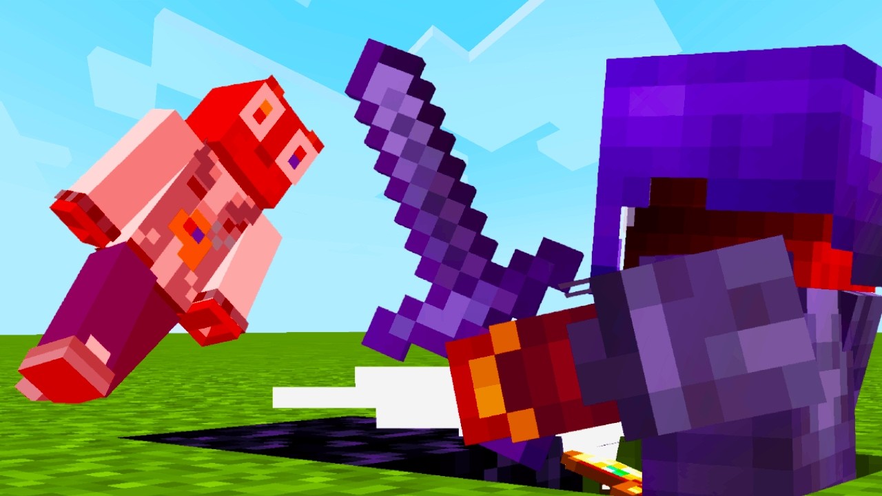 I Taught My IRL Friend Minecraft PvP...