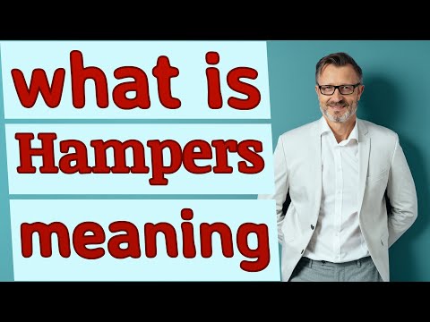 Hampers | Meaning of hampers 📖 📖 📖