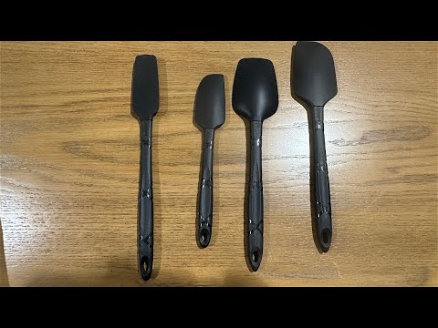4 Piece High Quality Silicone Spatula Set