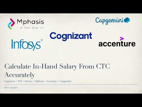 What's Cognizant In-hand Salary (11.5 LPA) ? Detailed Salary calculation with Tax.
