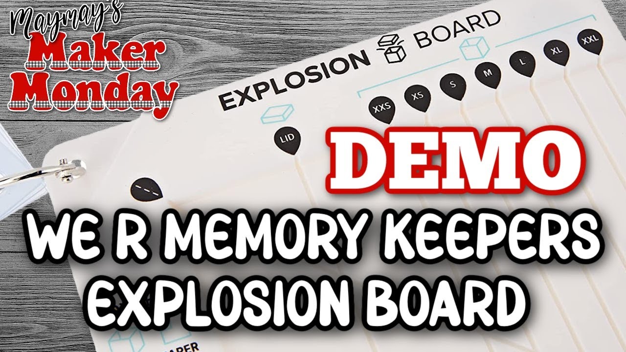 How to use the Explosion Board by We R Memory Keepers