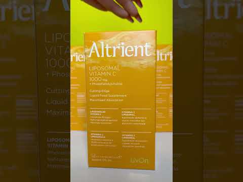 Altrient C, endorsed by dermoi scientists. Altrient Liposomal Vitamin C 1000mg #skincare
