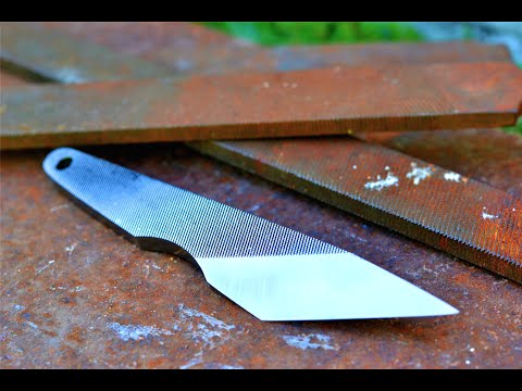 Watch a Metal File Transformed Into a Handsome Japanese Knife