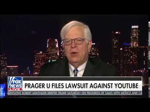 Dennis Prager on Prager U Lawsuit: Google-YouTube Trying to 'Stamp Out All Non-Left Wing Ideas'