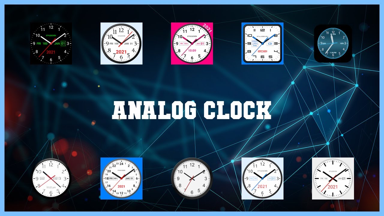 Must have 10 Analog Clock Android Apps