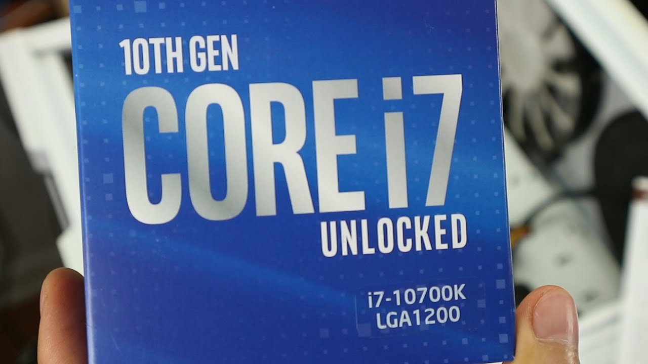 Quick Intel® Core™ i7-10700K Unboxing & Installation