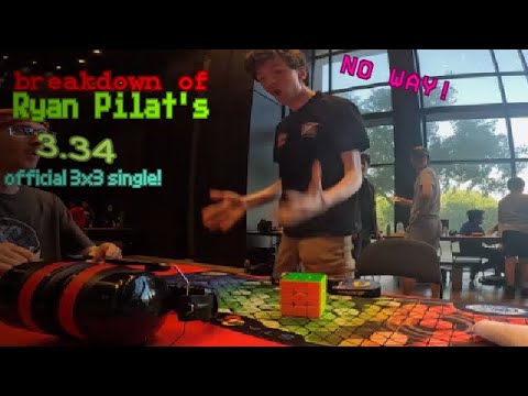 ryan pilat's 3.34 official 3x3 single reconstruction